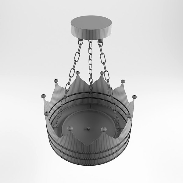 King crown lamp model - TurboSquid 1206971