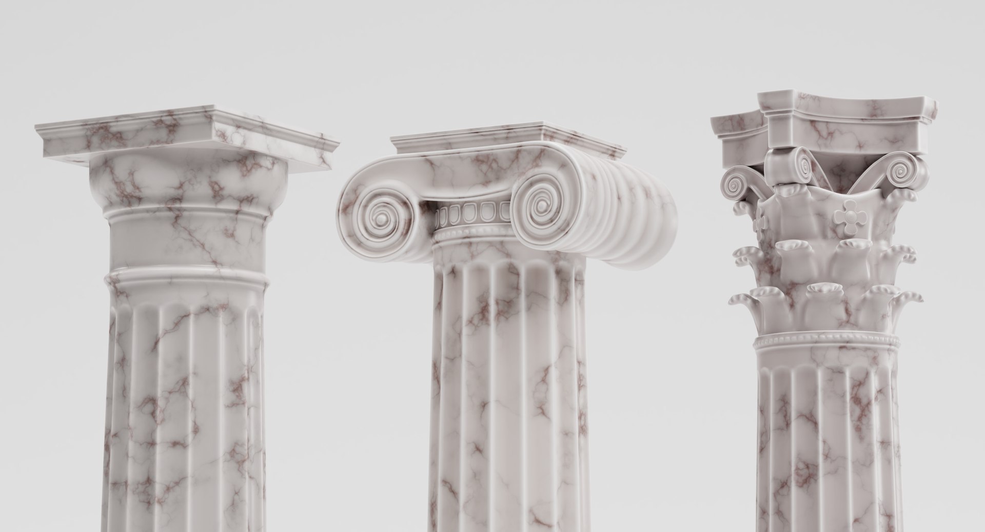 Columns Pbr 3D - TurboSquid 1380011