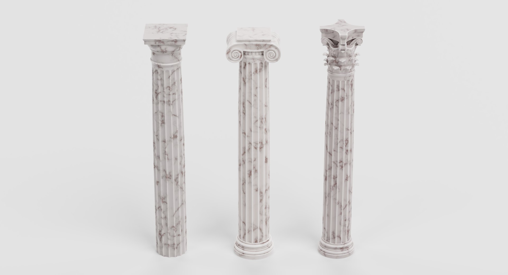 Columns Pbr 3D - TurboSquid 1380011