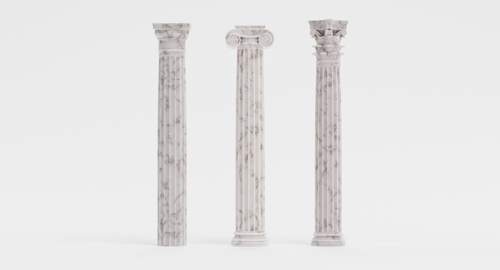 Columns Pbr 3D - TurboSquid 1380011