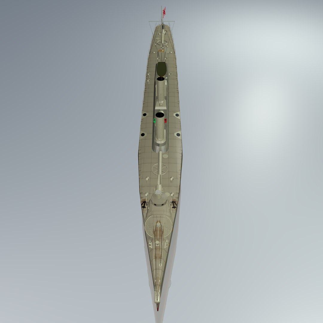 3D Japanese Torpedo Boat - TurboSquid 1223457