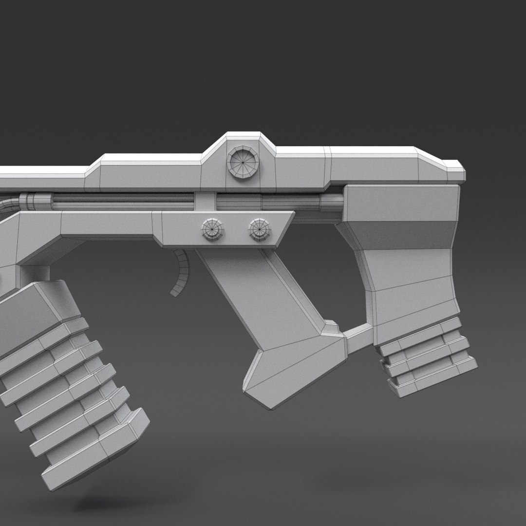 Rifle Pbr Details 3D Model - TurboSquid 1297424