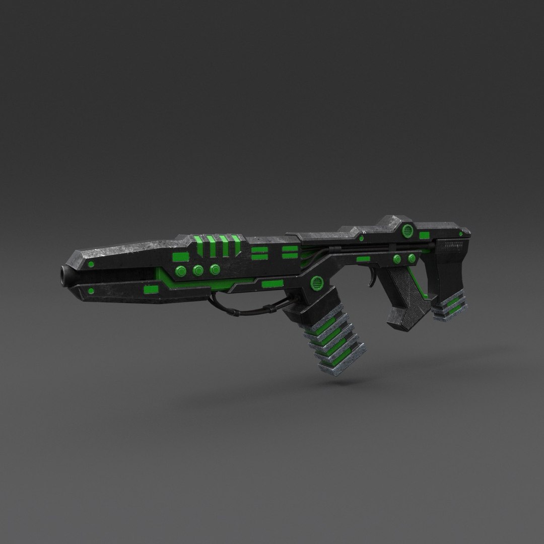 Rifle Pbr Details 3D Model - TurboSquid 1297424