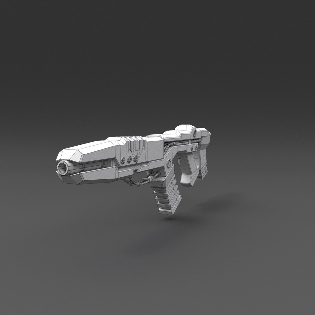 Rifle Pbr Details 3D Model - TurboSquid 1297424