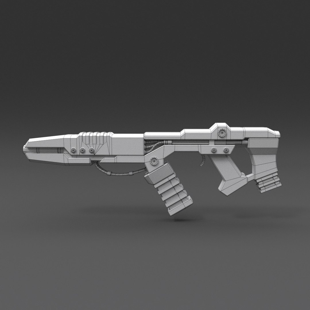 Rifle Pbr Details 3D Model - TurboSquid 1297424