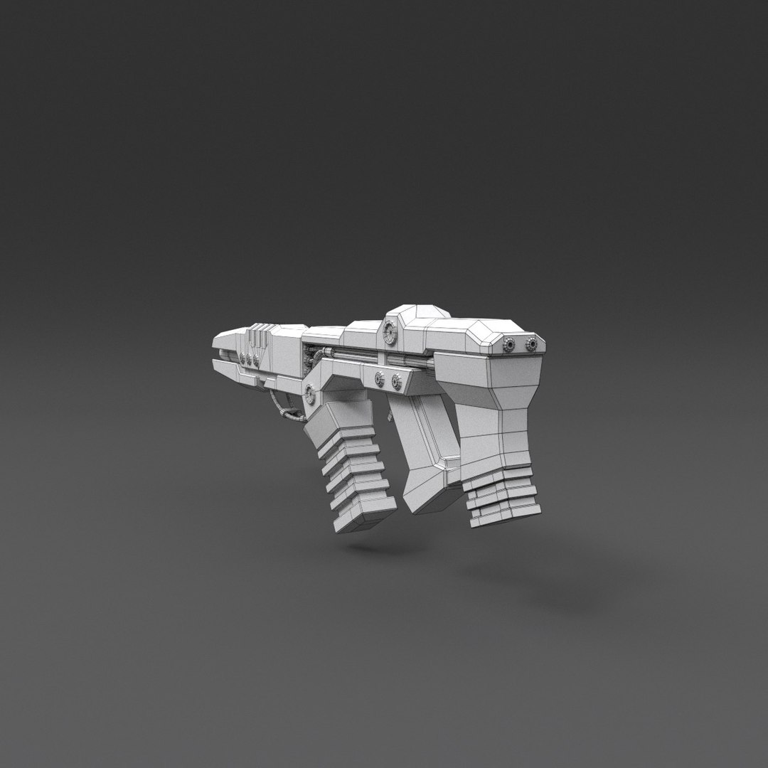 Rifle Pbr Details 3D Model - TurboSquid 1297424