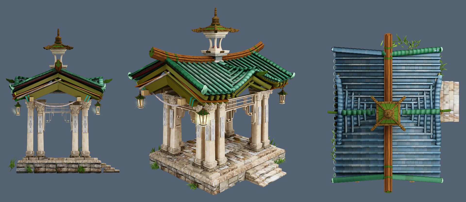 Japanese Pagoda 3D Model High-poly 3D Model - TurboSquid 2345753