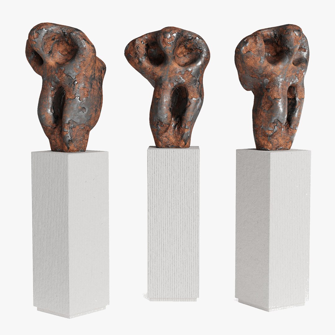 modelo 3d Pedestal de arte moderno abstracto - TurboSquid 2118845