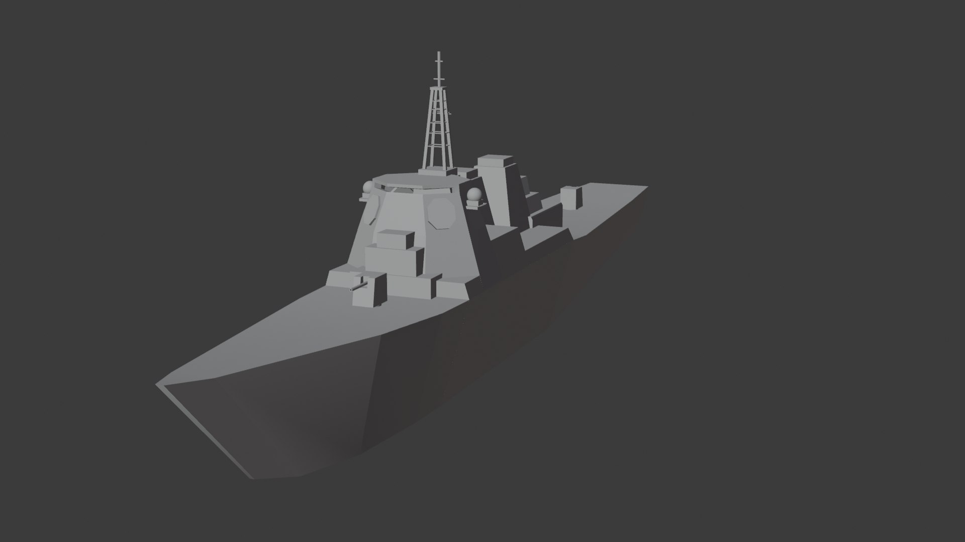 Aegis Warship Ver2 3D Model - TurboSquid 2446245
