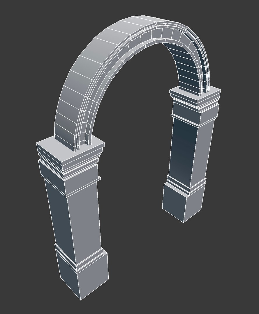 Stone Marble Archway 3D Model - TurboSquid 1272926