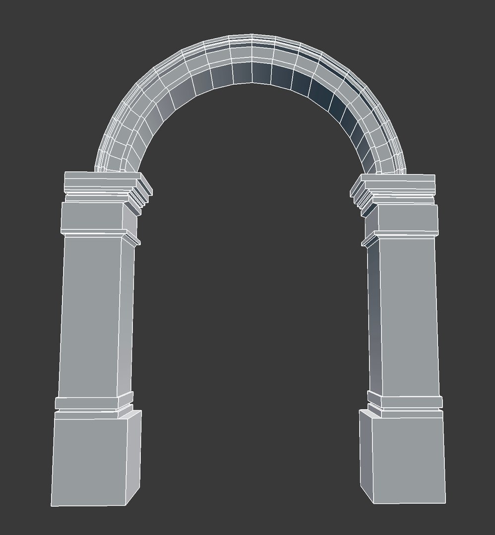 Stone Marble Archway 3D Model - TurboSquid 1272926