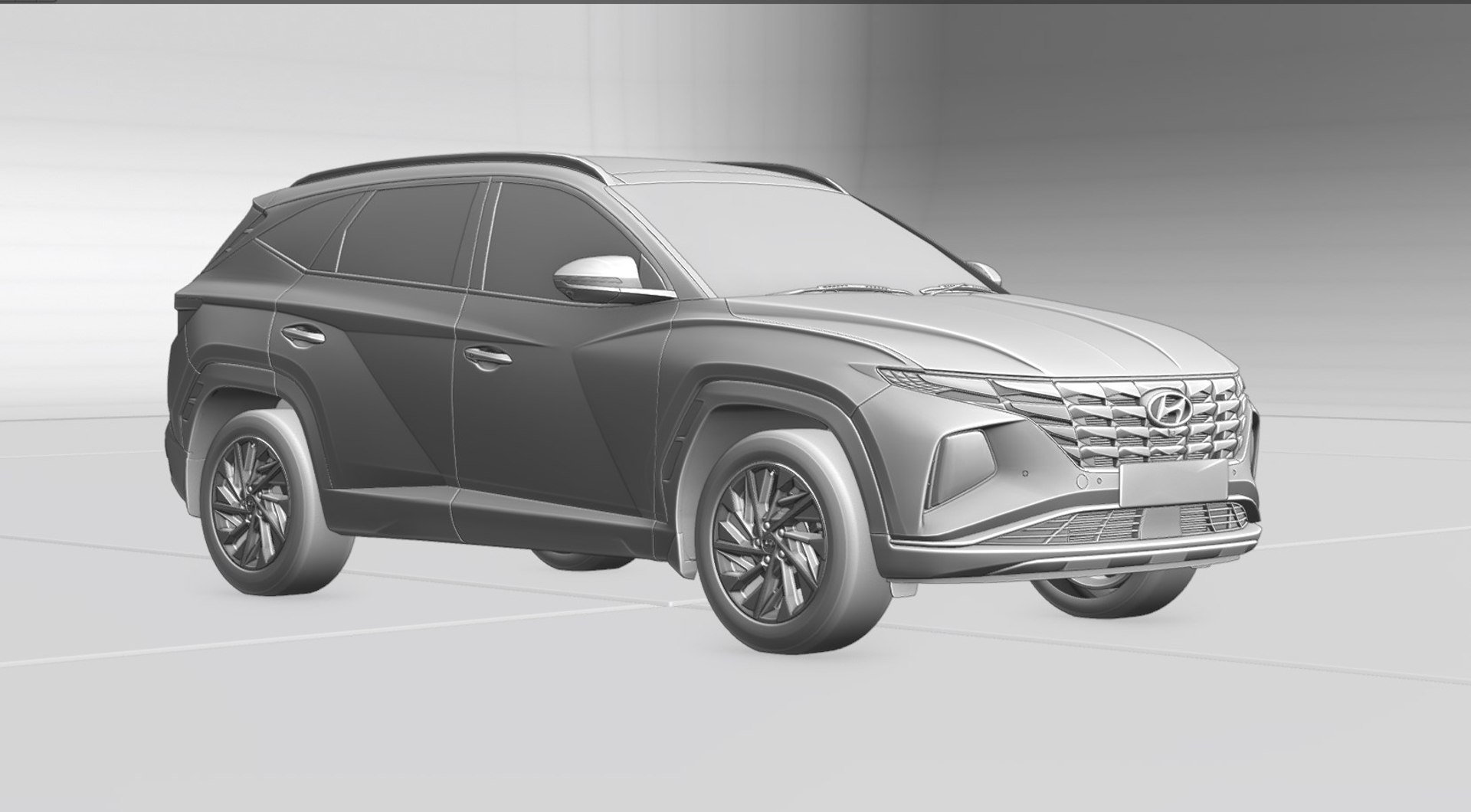 HYUNDAI TUCSON 2023 3D Model - TurboSquid 2041308