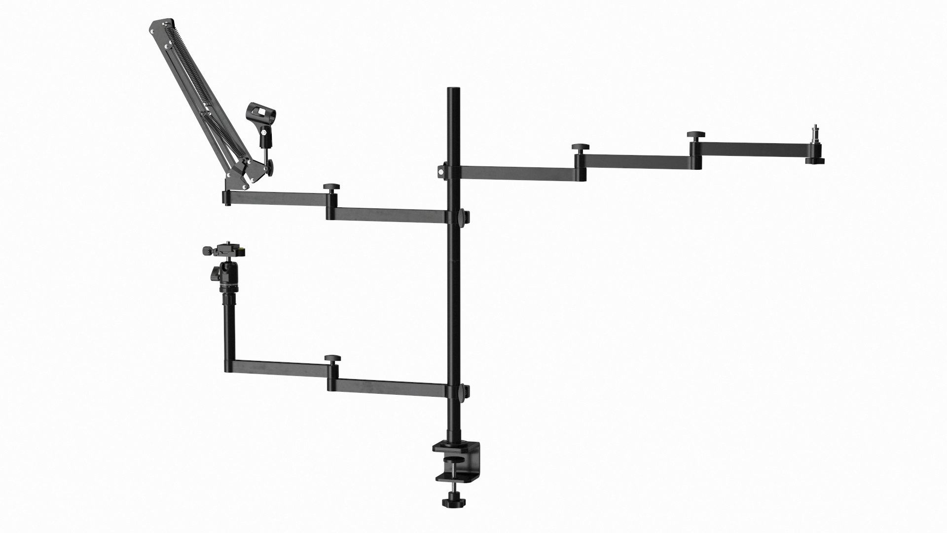 3D Boom Arm ULANZI Flexible Desk Mount Clamp Stand - TurboSquid 1993639