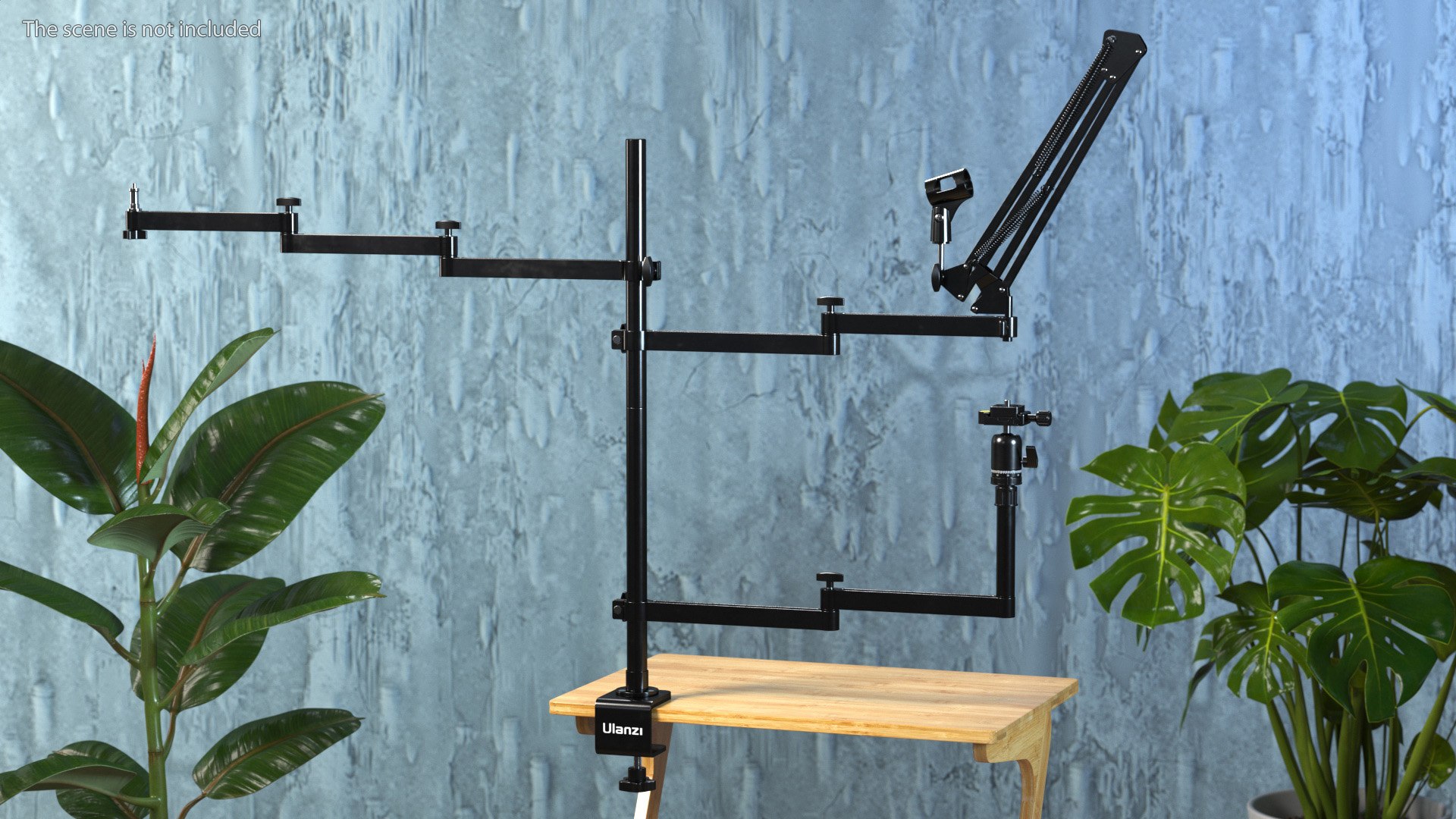 3D Boom Arm ULANZI Flexible Desk Mount Clamp Stand - TurboSquid 1993639