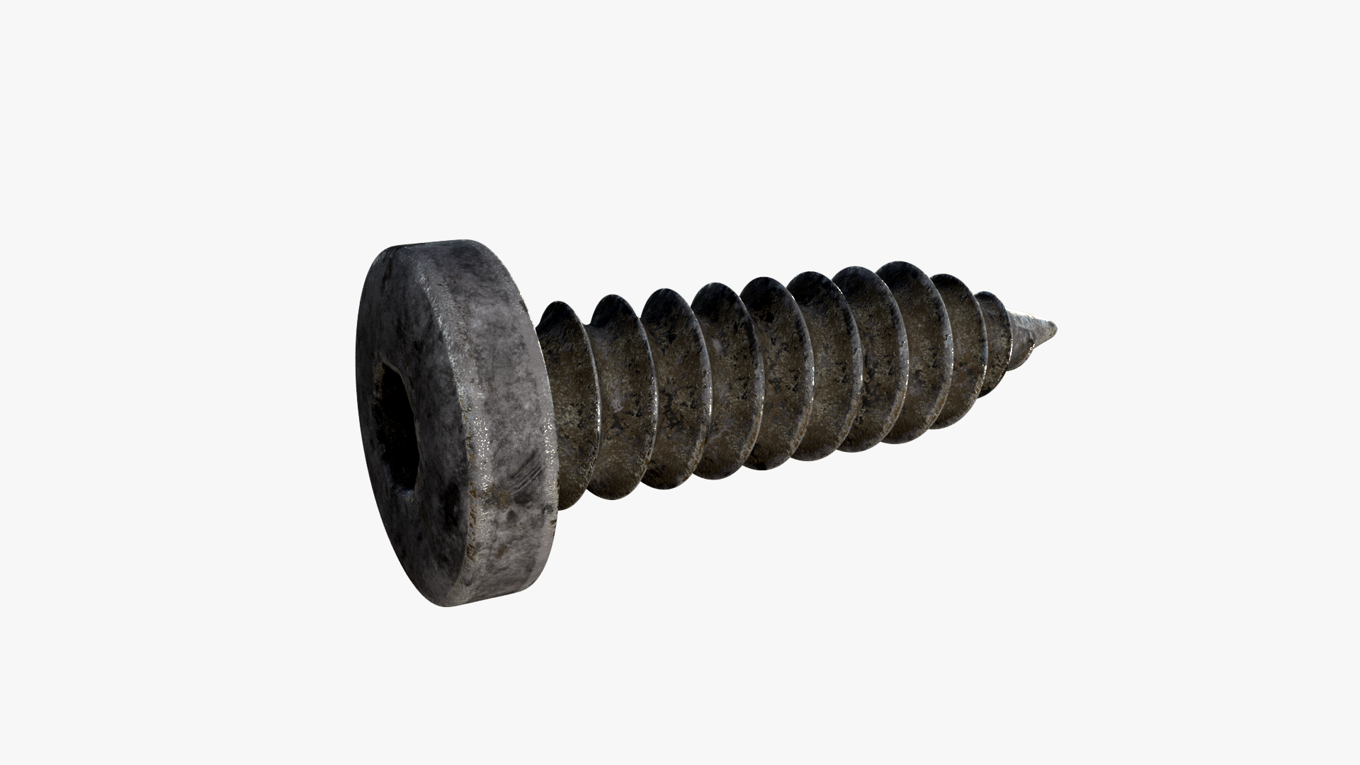 3D Rusted Screw - TurboSquid 1759260