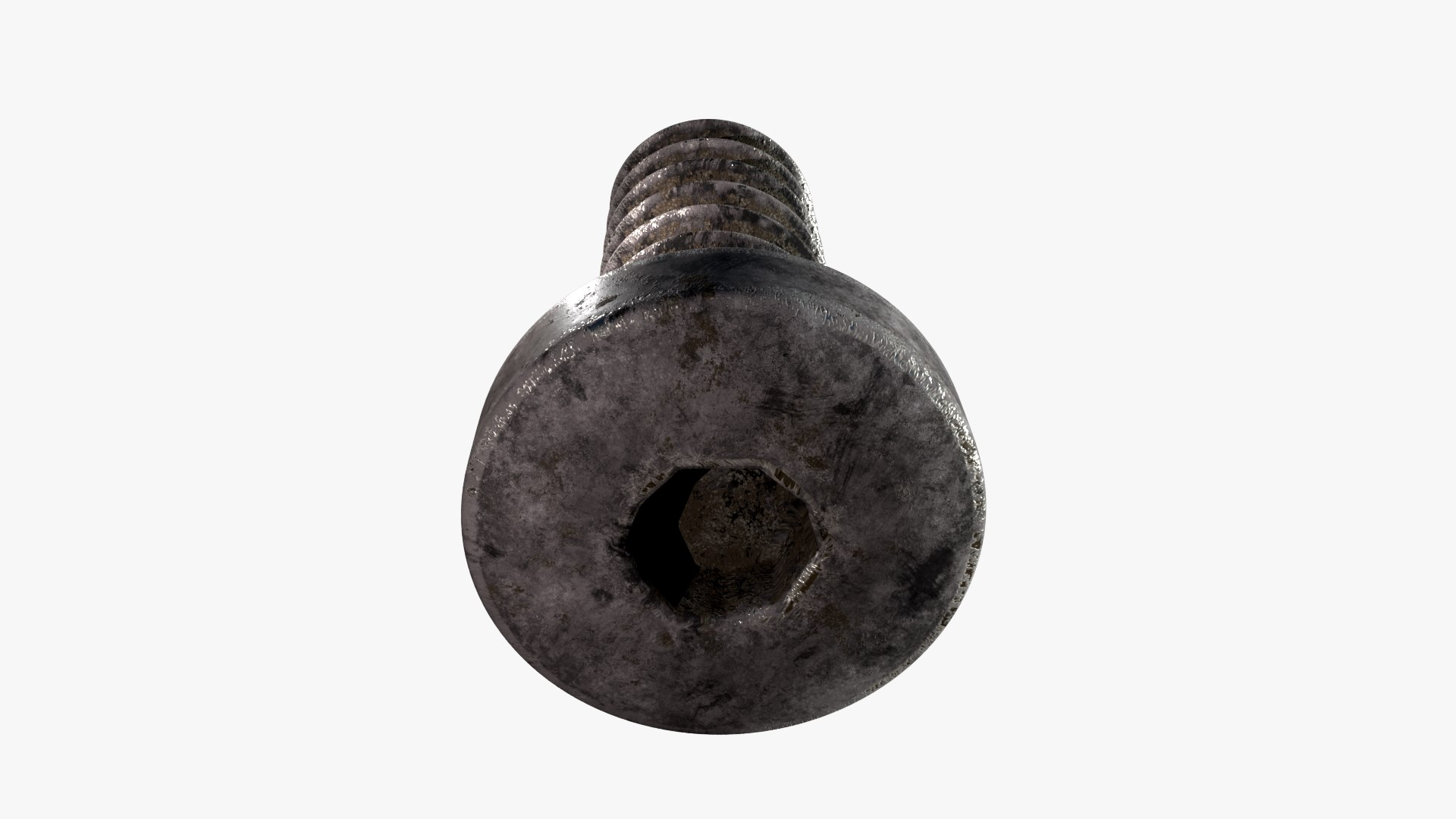 3D Rusted Screw - TurboSquid 1759260