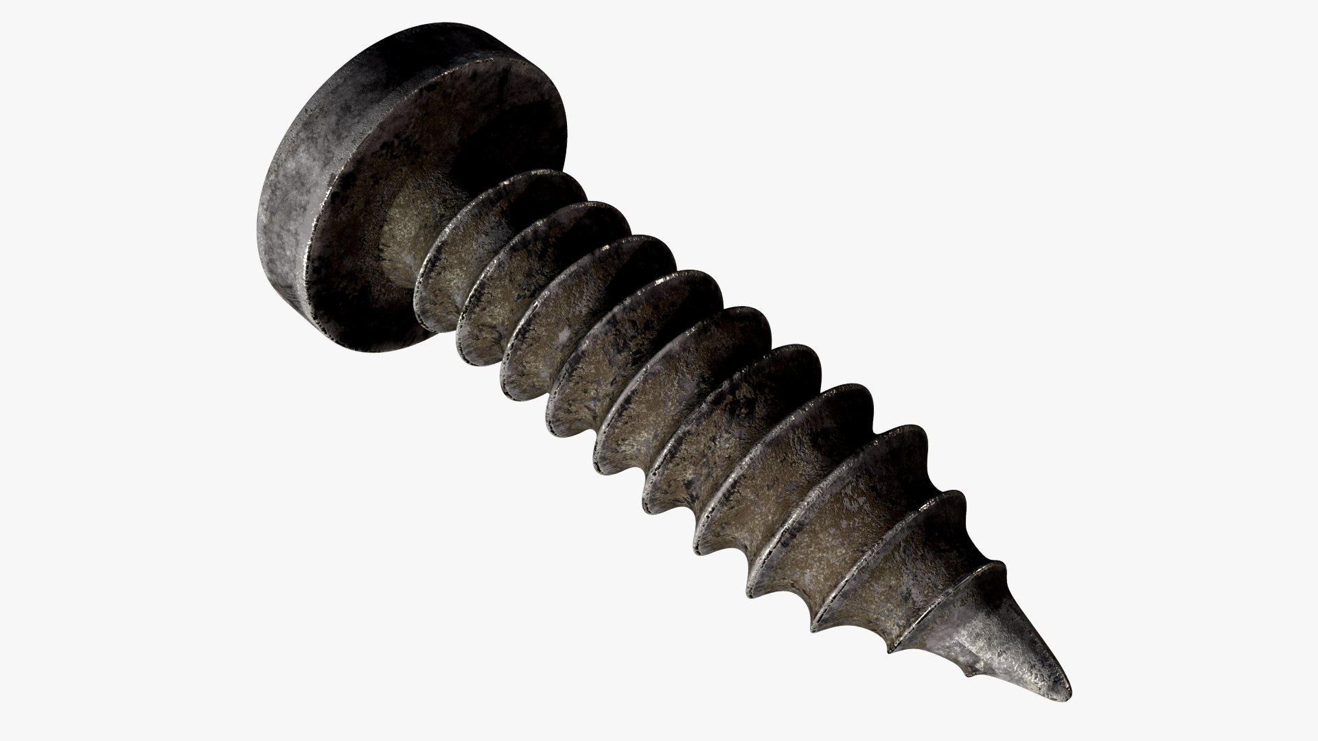 3D Rusted Screw - TurboSquid 1759260