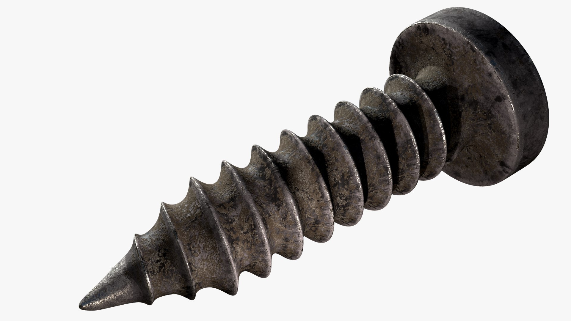 3D Rusted Screw - TurboSquid 1759260