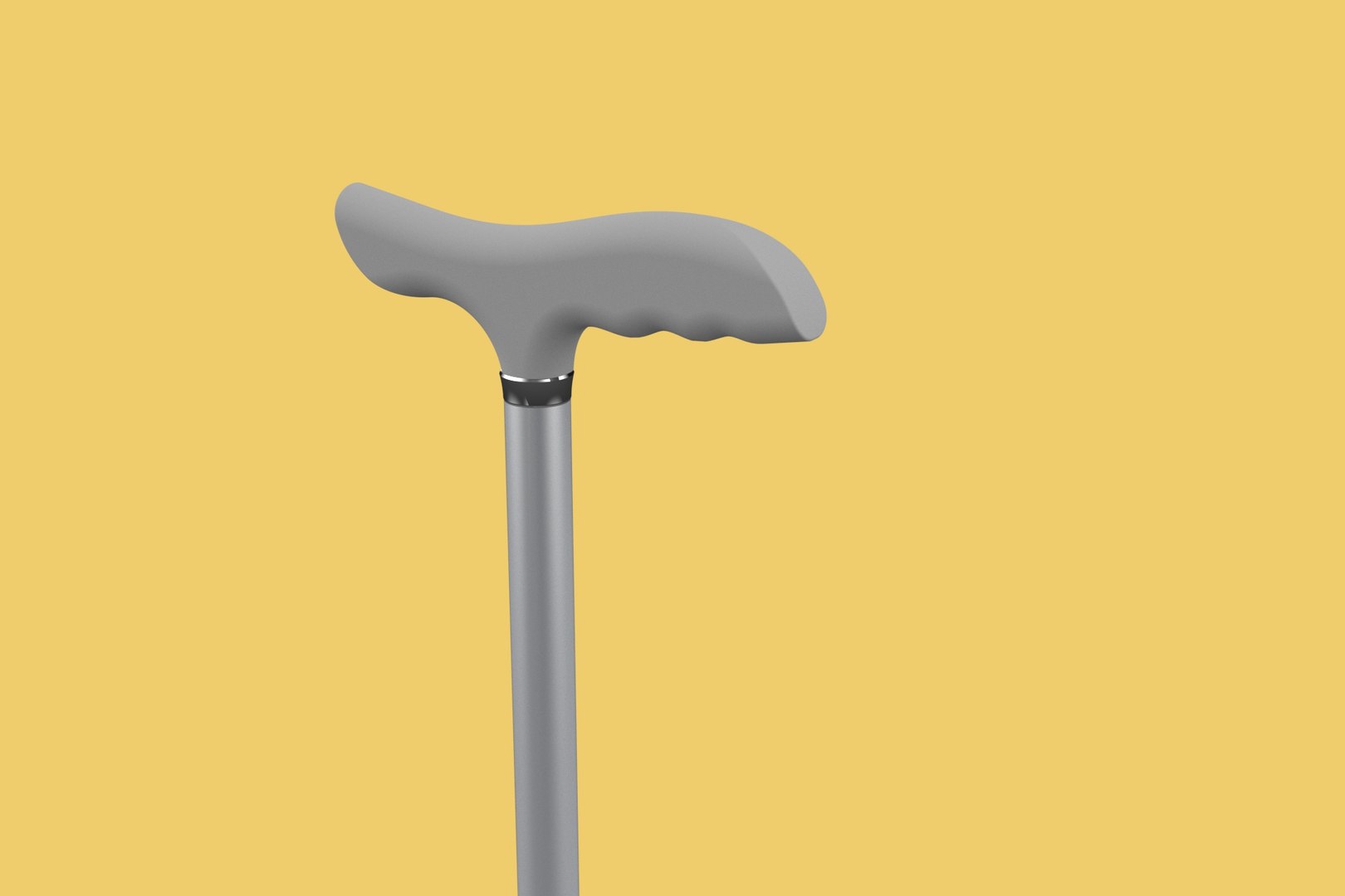 3D TRIPOD WALKING CANE AID ELDERLY STICK POLE GAIT 3 FEET LEG FOOT ...