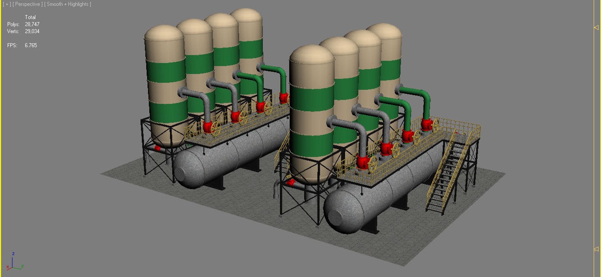 Industrial Silo 4 3D - TurboSquid 1528444