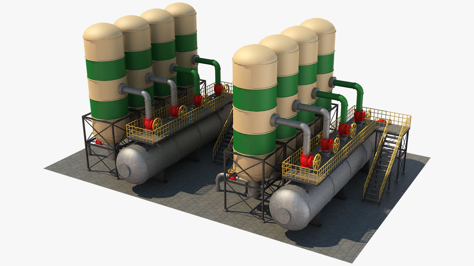 Industrial Silo 4 3D - TurboSquid 1528444