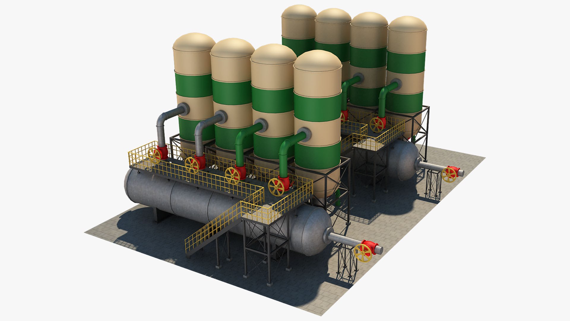 Industrial Silo 4 3D - TurboSquid 1528444