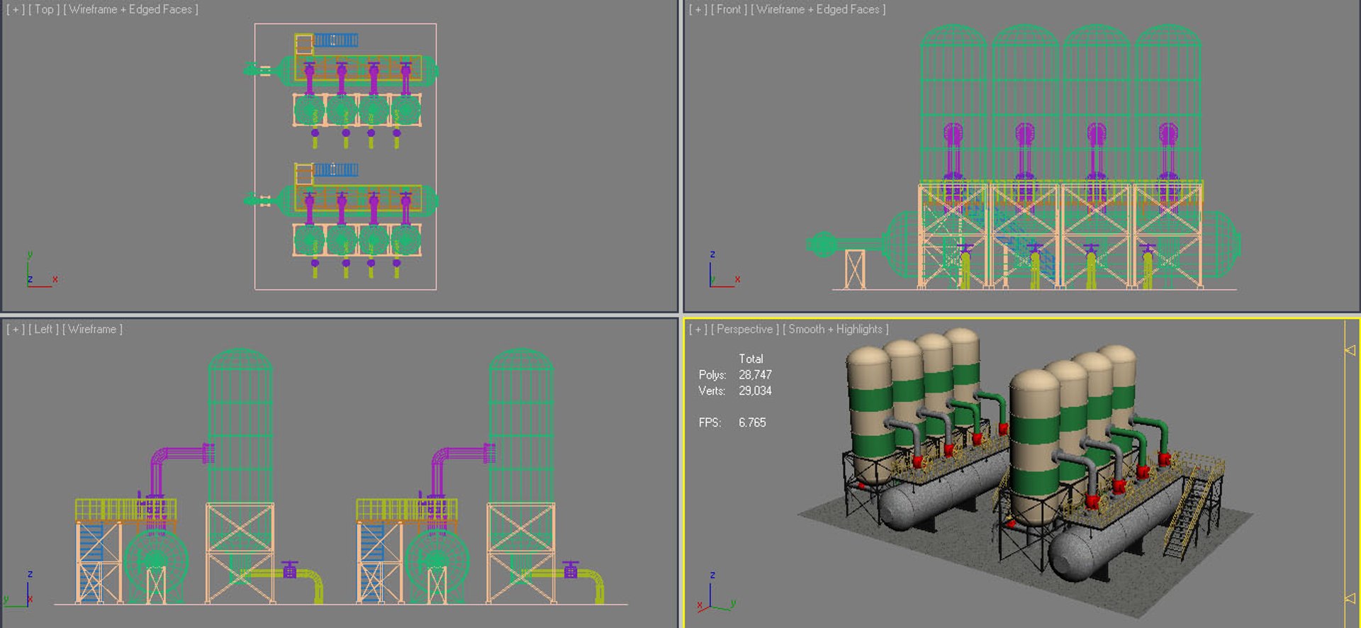 Industrial Silo 4 3D - TurboSquid 1528444