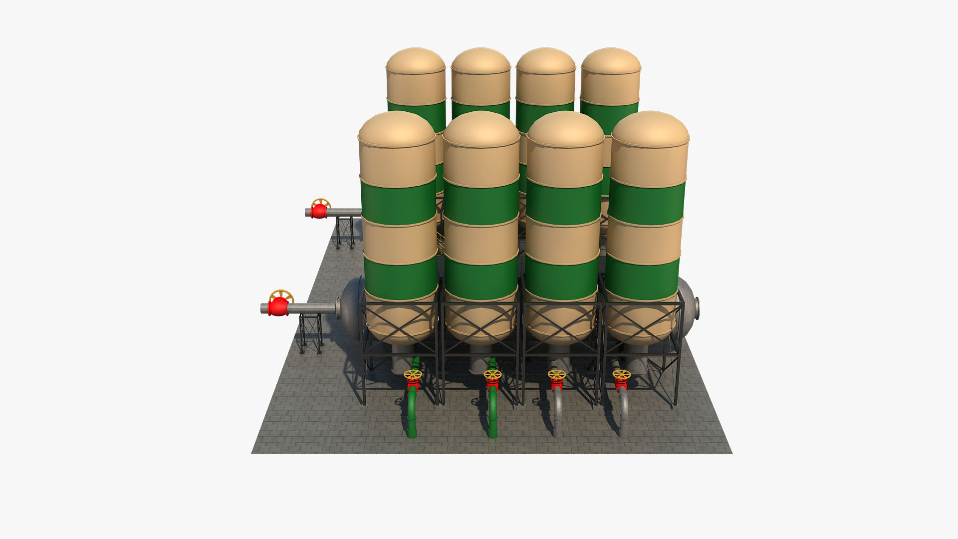 Industrial Silo 4 3D - TurboSquid 1528444