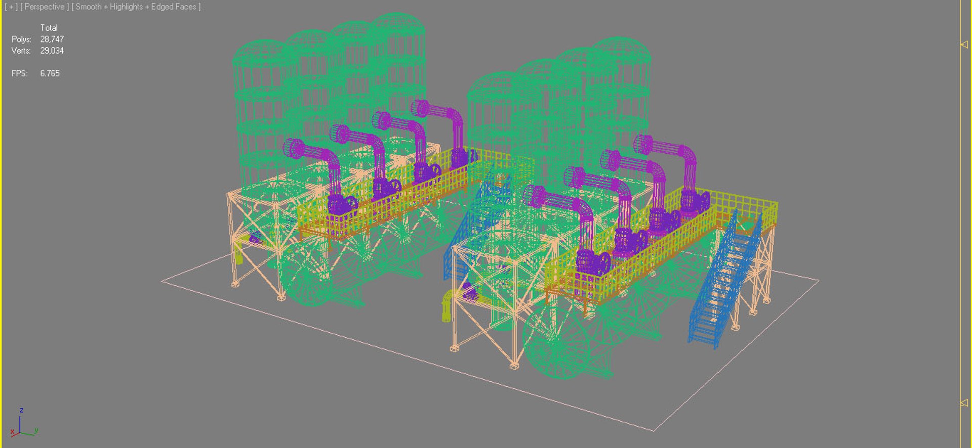 Industrial Silo 4 3D - TurboSquid 1528444