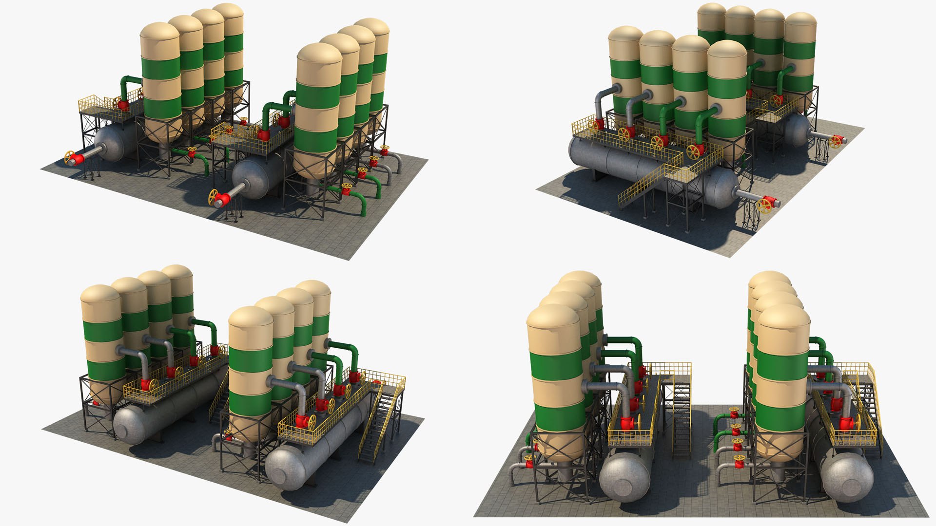 Industrial Silo 4 3D - TurboSquid 1528444