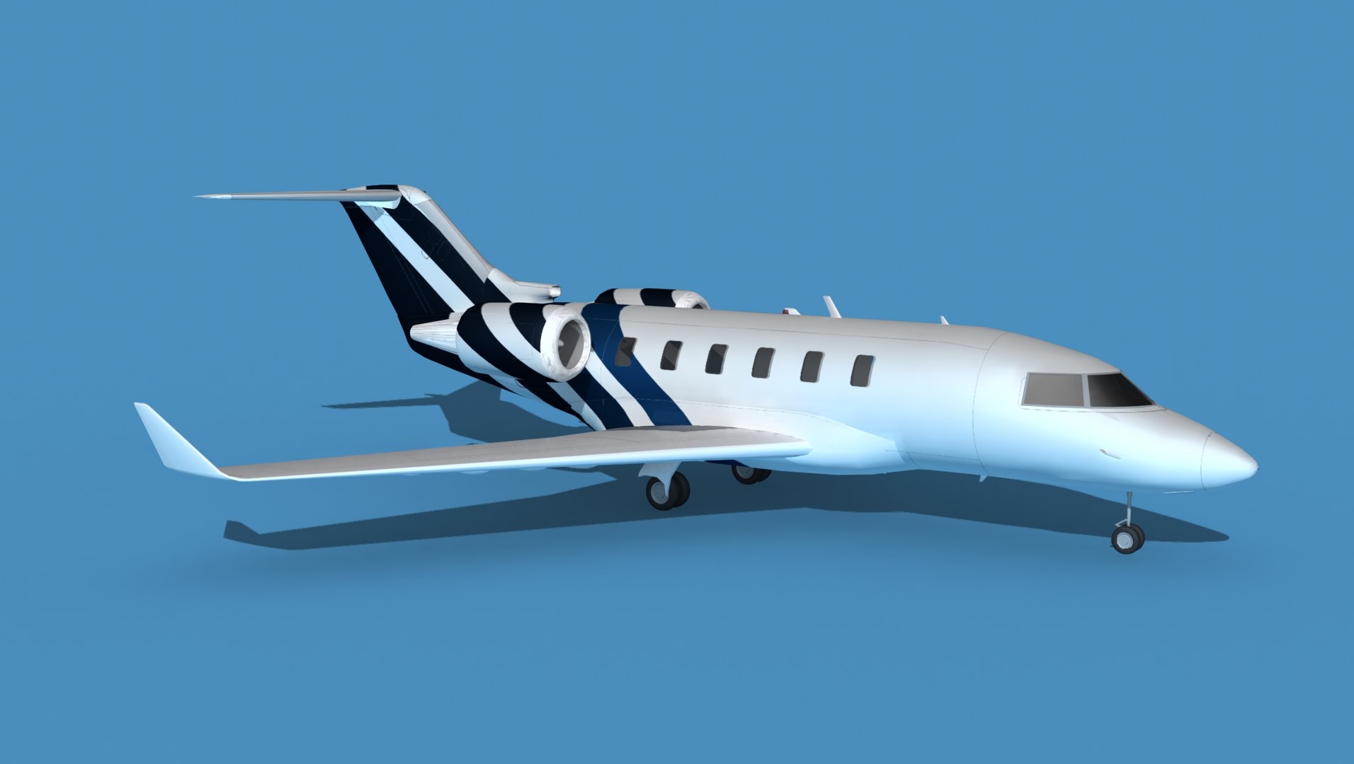 Bombardier CL604 Challenger V09 Model - TurboSquid 1913575