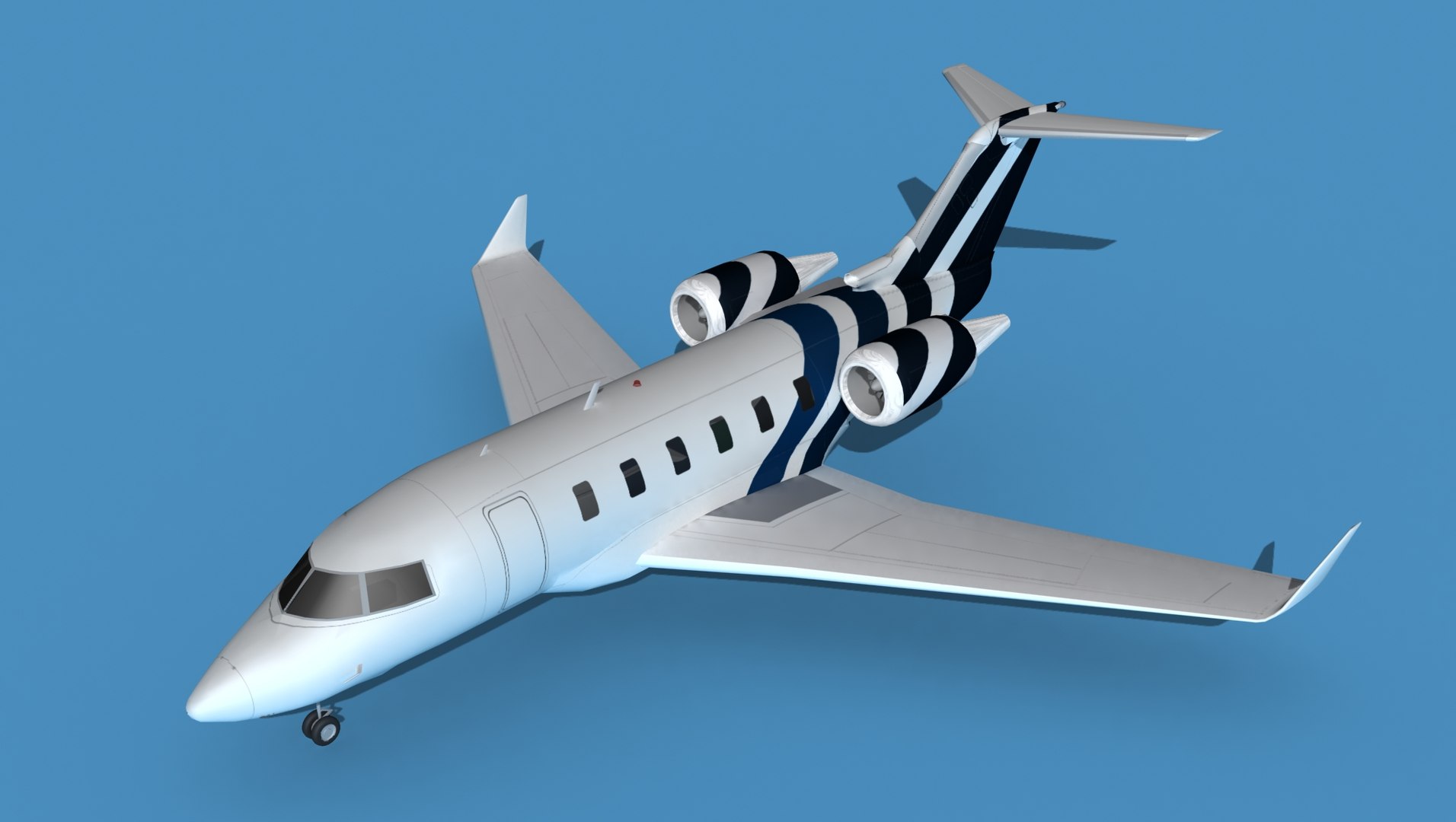 Bombardier CL604 Challenger V09 Model - TurboSquid 1913575