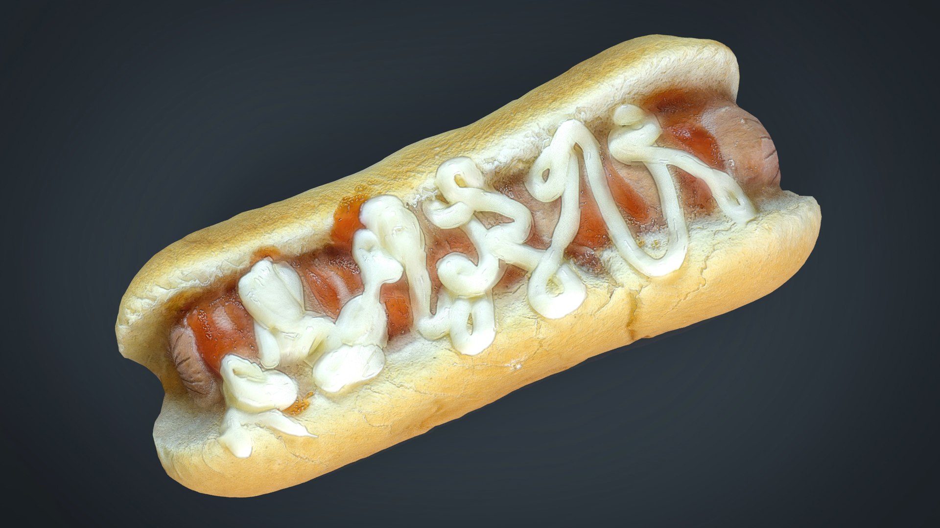 3d Max Realistic Hot Dog