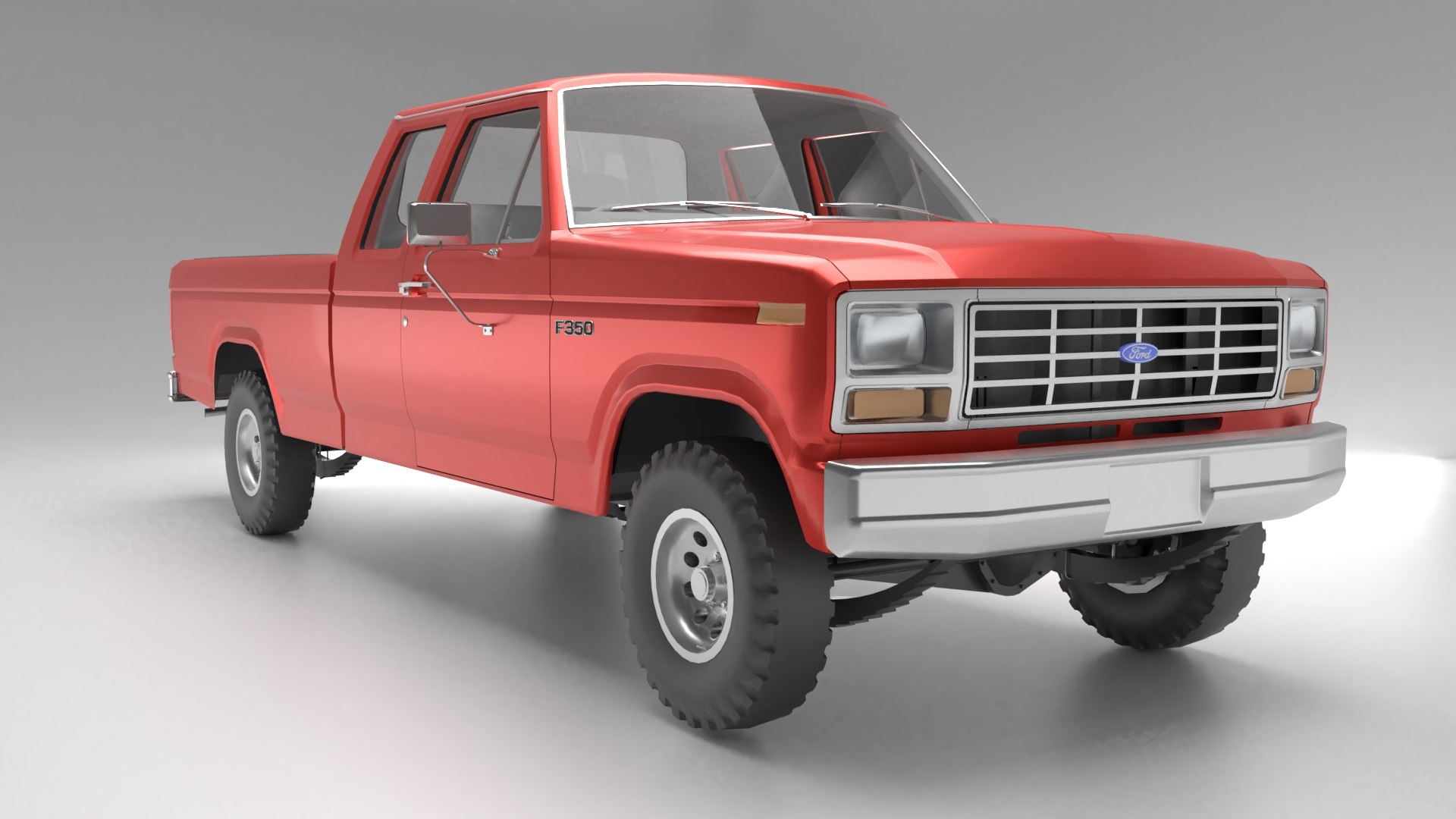 1984 F350 Xls 3D Model - TurboSquid 1361194