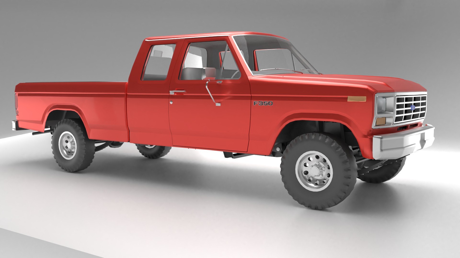 1984 F350 Xls 3D Model - TurboSquid 1361194
