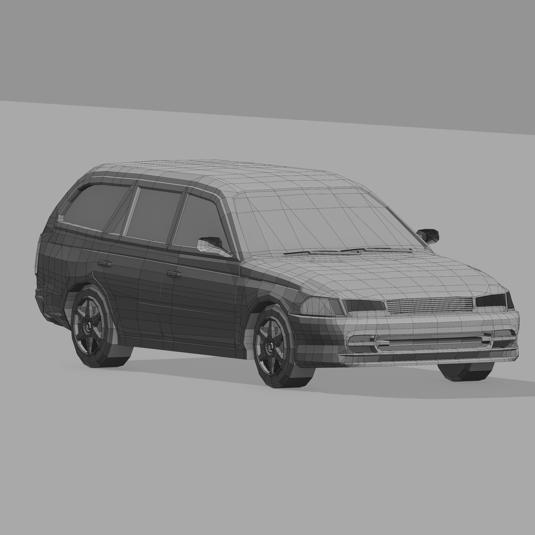 Low Poly Station Wagon Model - TurboSquid 2391112