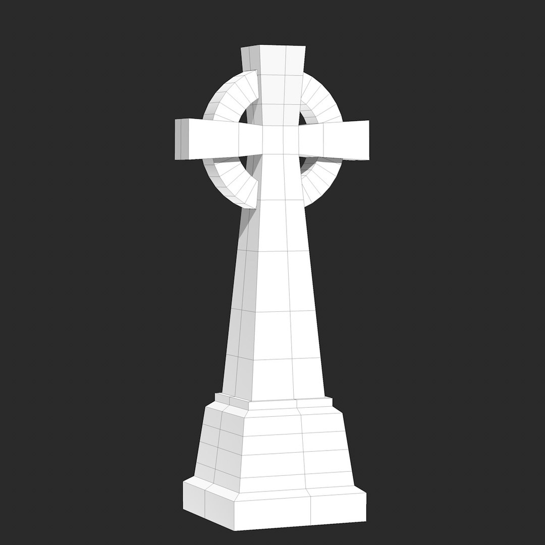 Stone Gravestone Grave 3d Obj