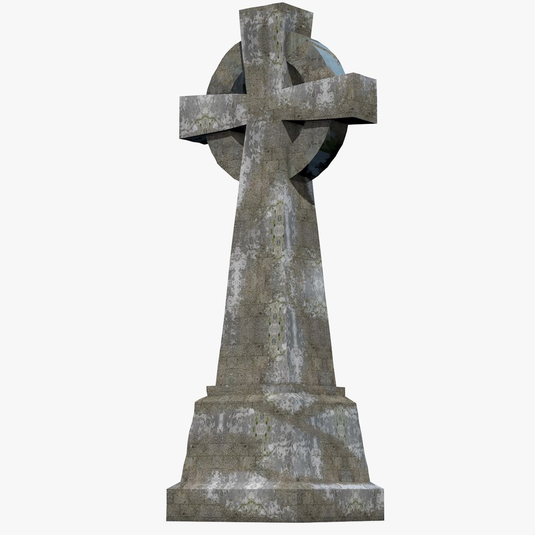 Stone Gravestone Grave 3d Obj