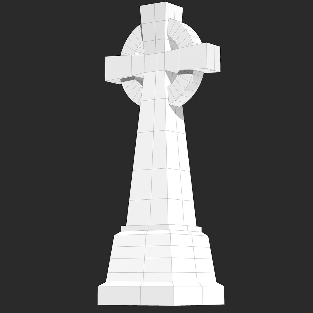 Stone Gravestone Grave 3d Obj