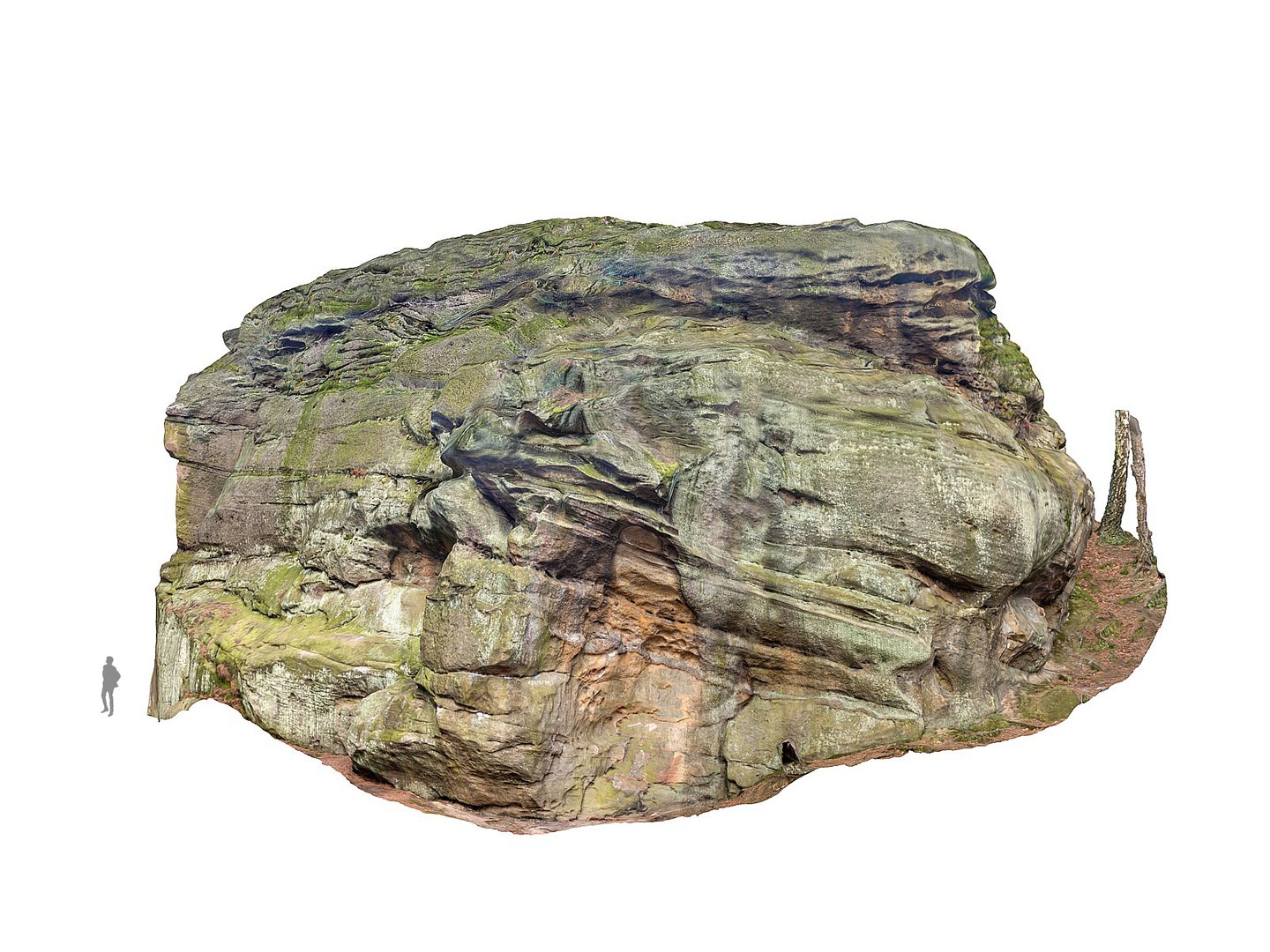 3d Model Giant Stone Boulder 16k