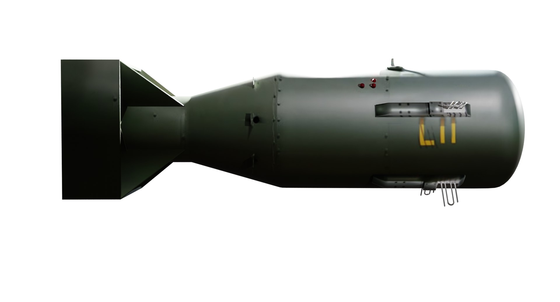 3D Little Boy Atomic Bomb Model - TurboSquid 2105237