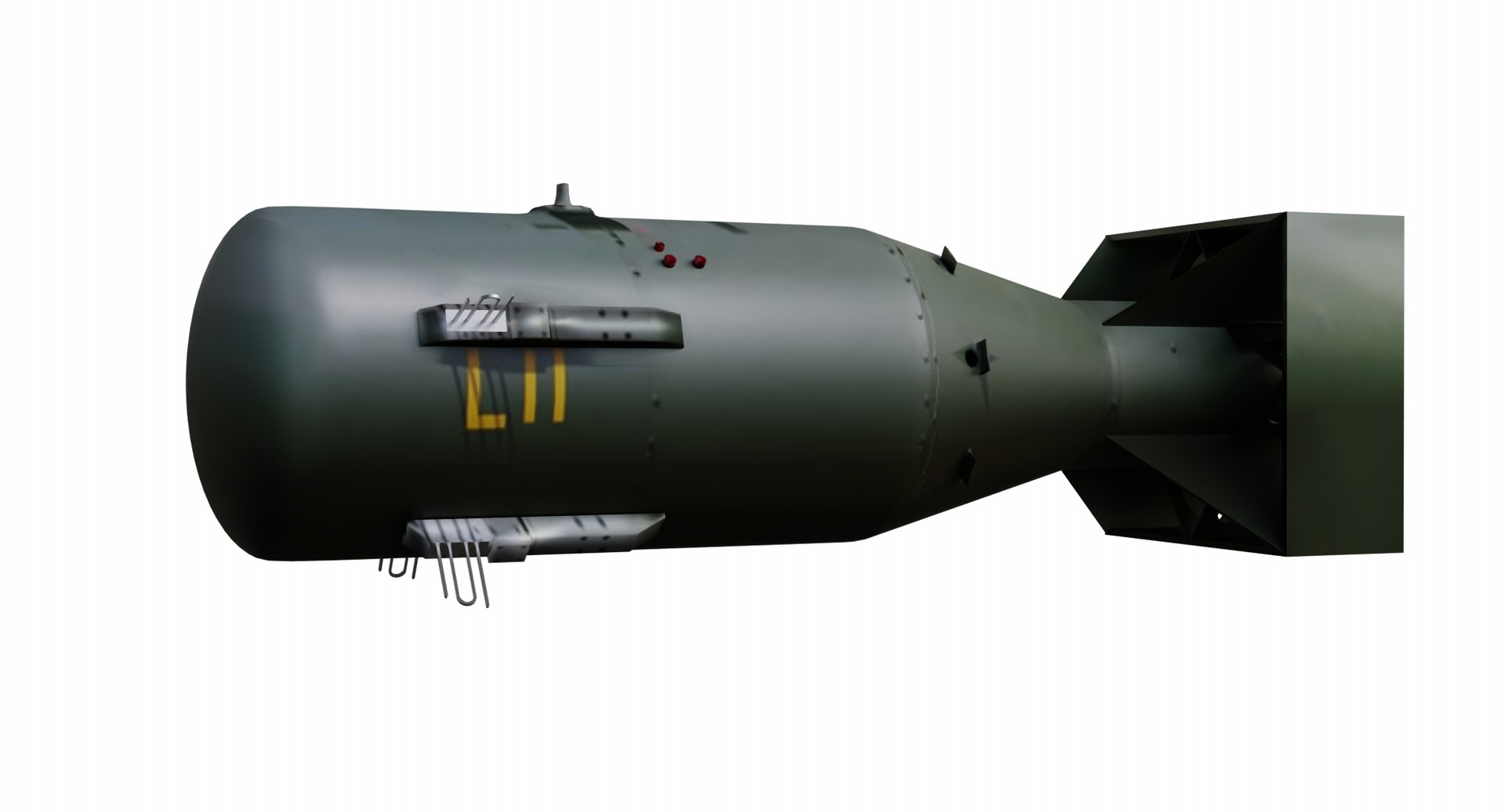 3D Little Boy Atomic Bomb Model - TurboSquid 2105237