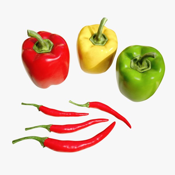4k pepper 3D model - TurboSquid 1238654