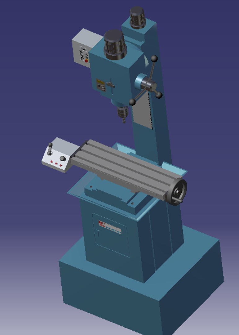 Drilling Machine 3D Model - TurboSquid 1226781