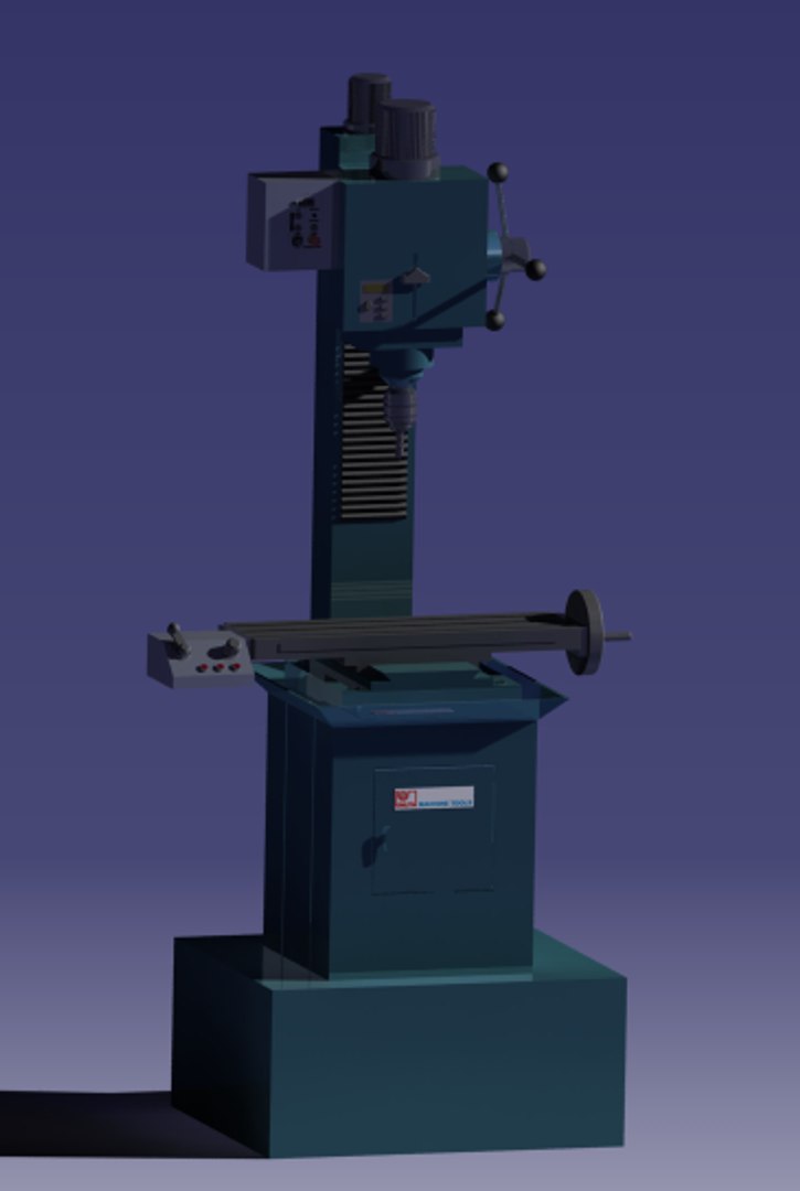 Drilling Machine 3D Model - TurboSquid 1226781