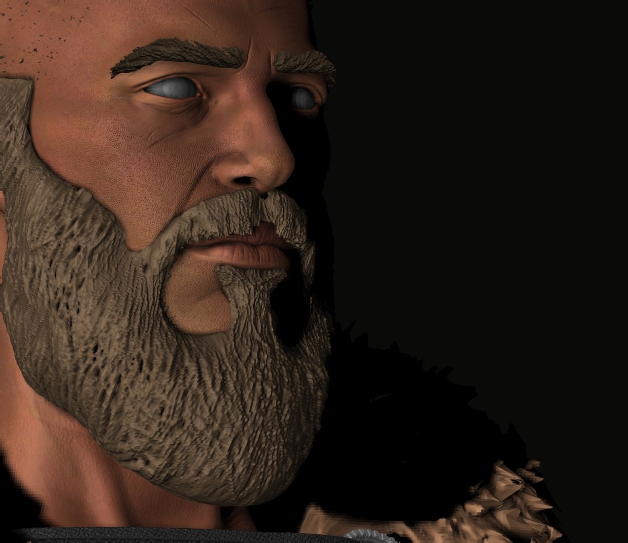 3D Warrior Character - TurboSquid 1539954