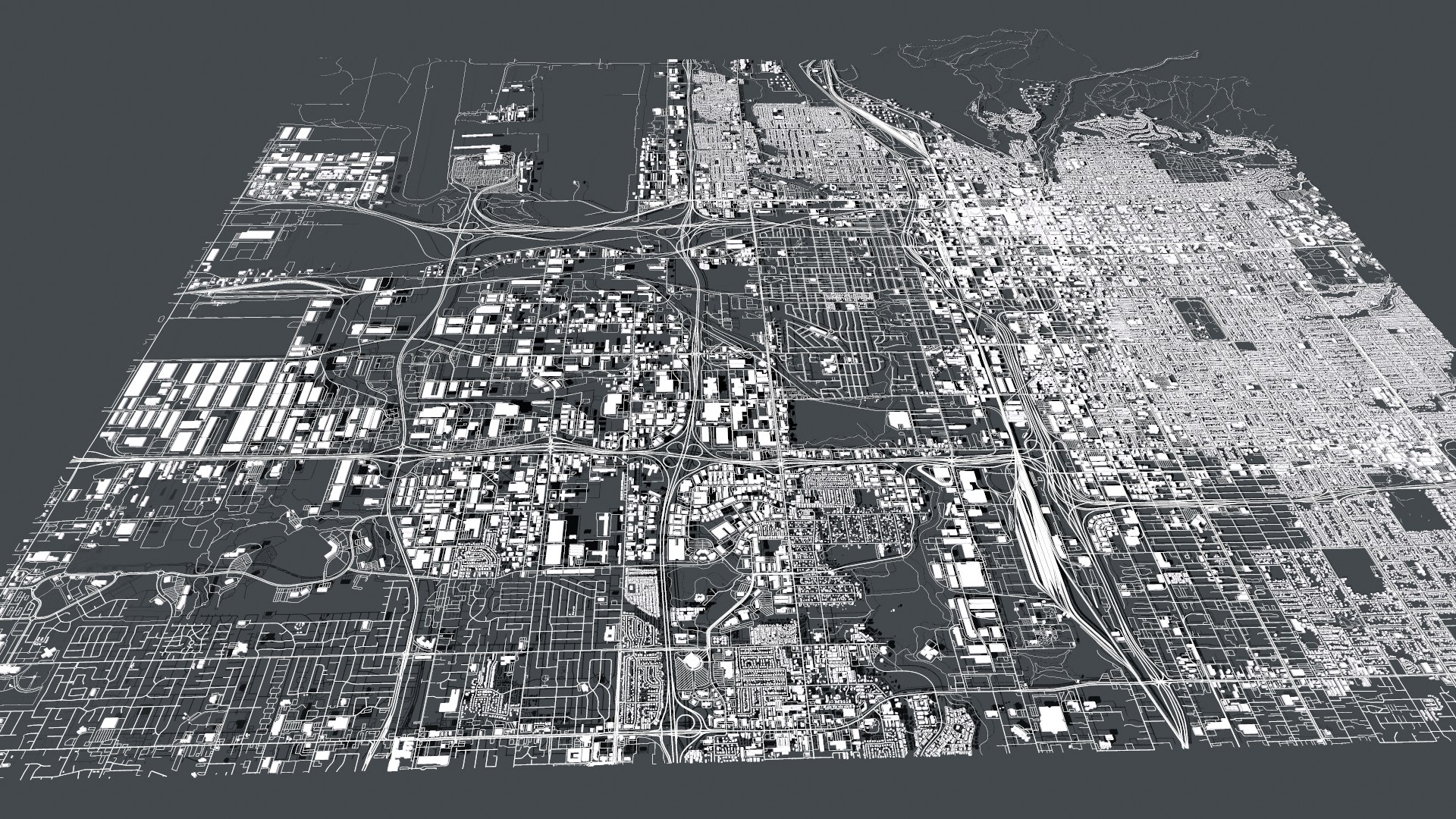 Cityscape Salt Lake City USA 3D model - TurboSquid 1795700