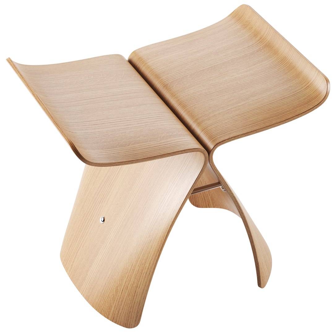 3D Butterfly Stool By Vitra - TurboSquid 2040833