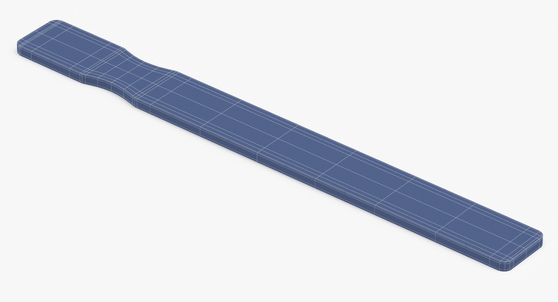 3D Model Paint Stirring Stick Wood 21 Inch Clean And Dirty - TurboSquid ...