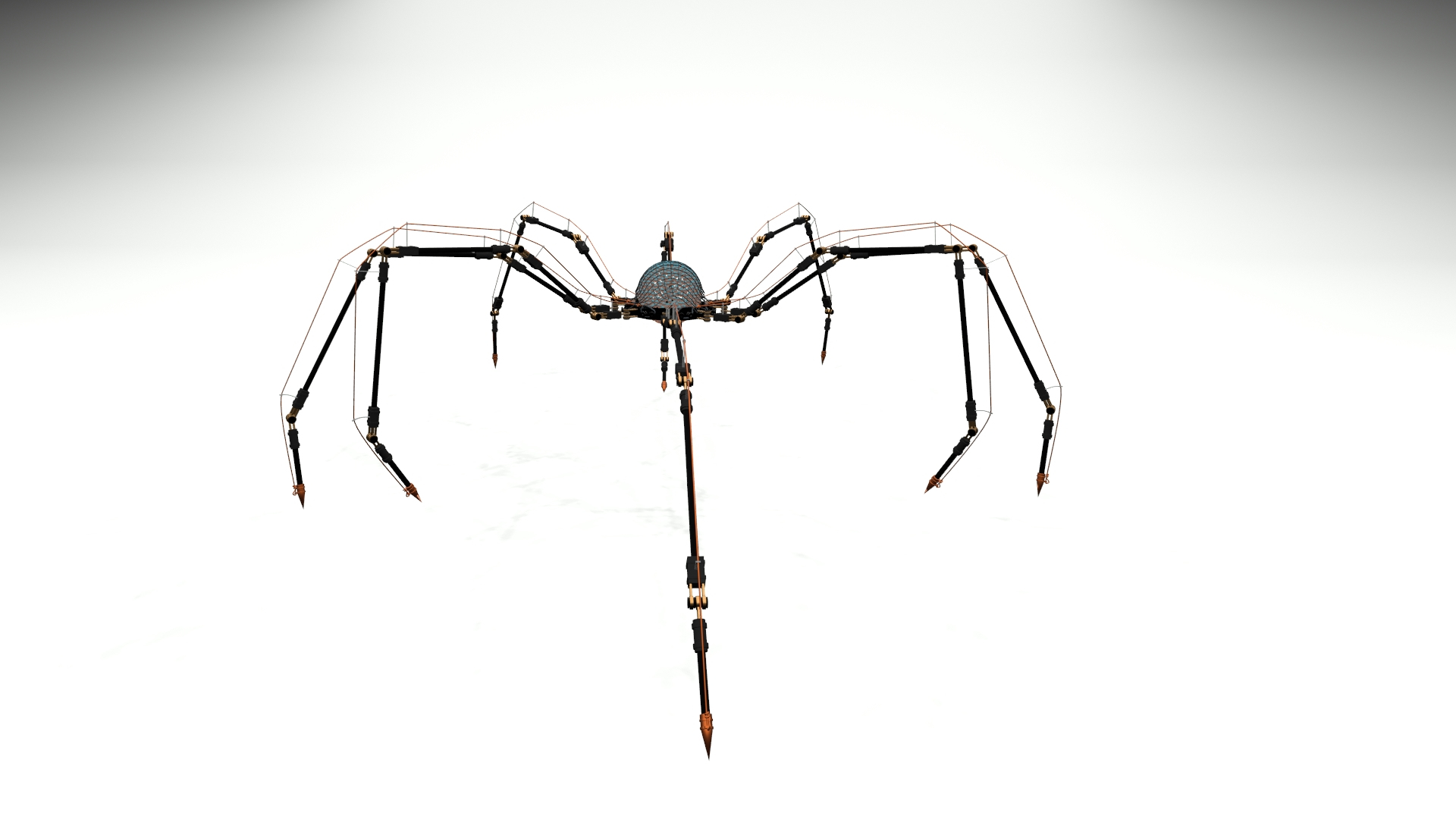 3D Mechanical Spider Rigged And Fully Animated - TurboSquid 1996456